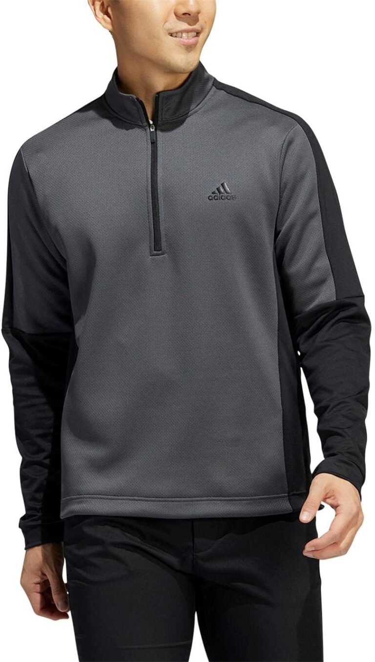 adidas Mens Colour Block Zip Pullover Review - Golf Fairway Finds
