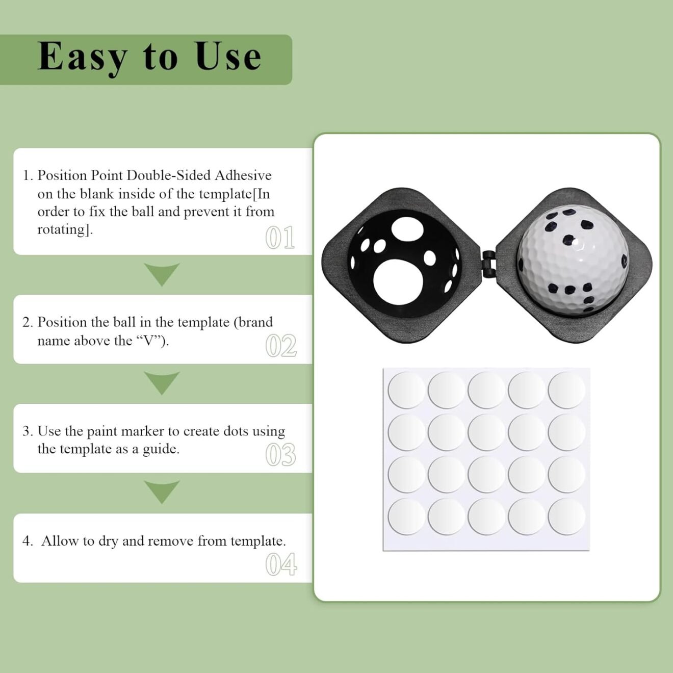 Ctuoptuo Golf Ball Marking Template Review - Golf Fairway Finds